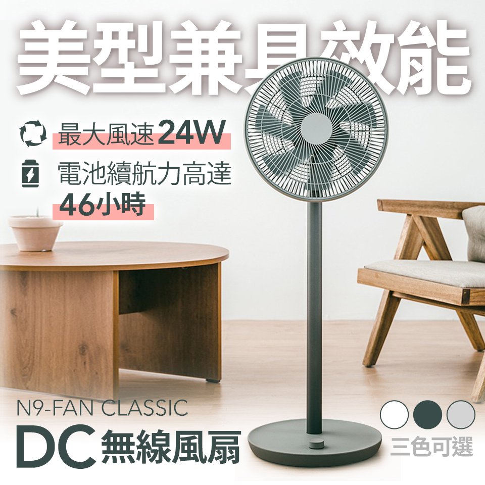 【中央牌】14吋DC節能內旋式遙控循環立扇 KDS-142SR - 486團購網