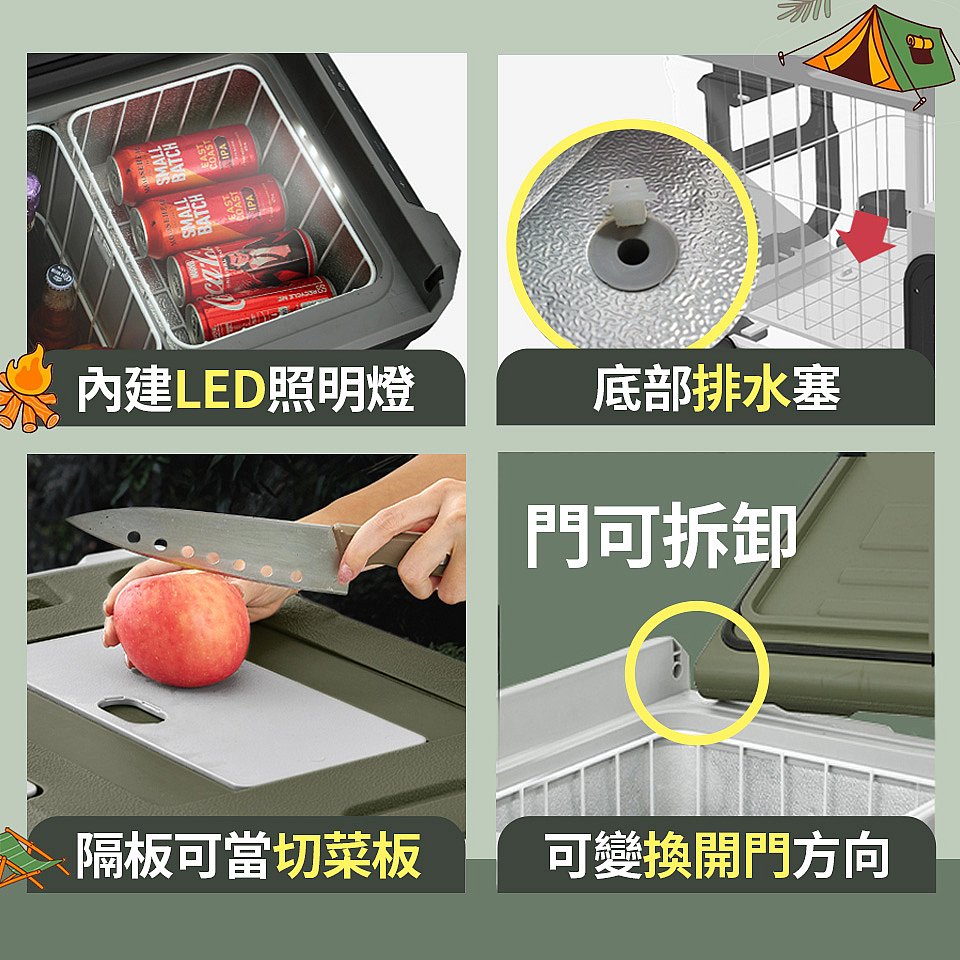 GPLUS 35L溫控行動露營冰箱 GP-MCR01 - 486團購網